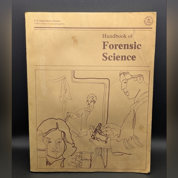 FBI | Accents | Vintage 984 Handbook Of Forensic Science Fbi Department ...